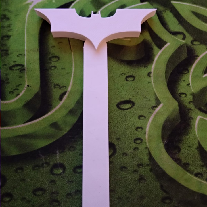 3D Printable Batman Bookmark by Boyut3D