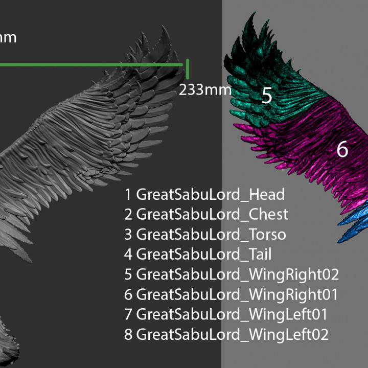 3D Printable Great tressym Familiar by Mini Monster Mayhem