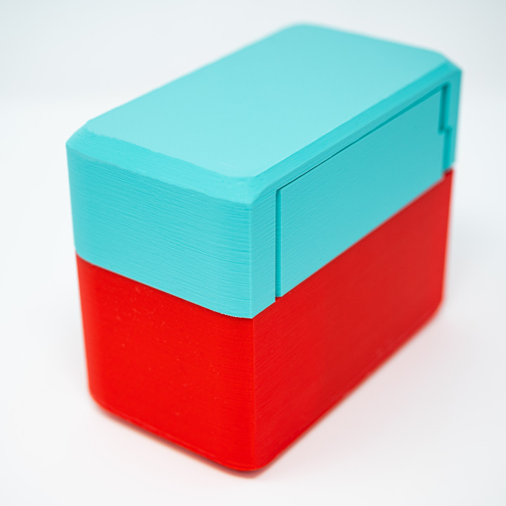 3D Printable Magnetic Locking Rectangluar MTG Deckbox, Commander Sized ...