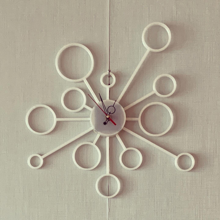 3D Printable Circle Clock by 2nn5
