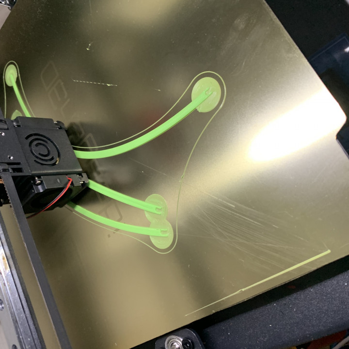 3D Printable Curved LED Strip Lamp by Said