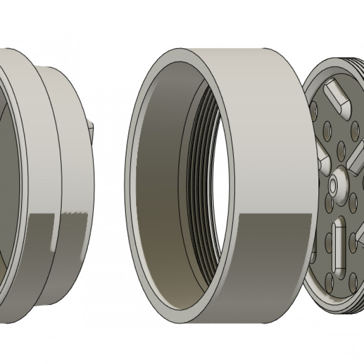 3D Printable Toothless Grinder v2.1 by Francesco Maciariello