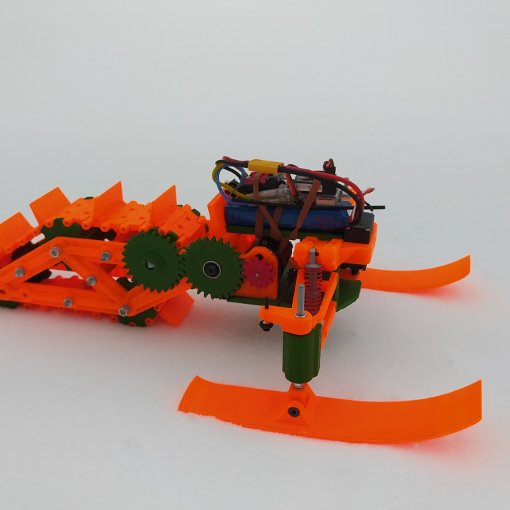 3D Printable Open Source 3D Printed RC Snowmobile (Open rc f1 ...