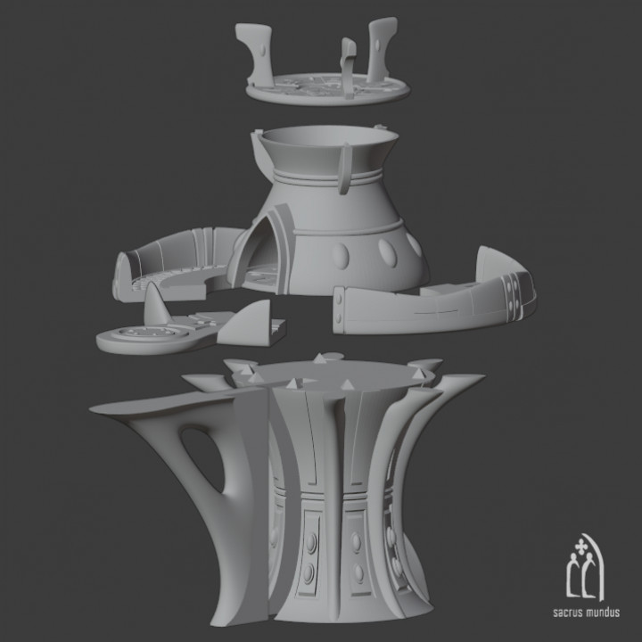 3D Printable Zanat, The Abandoned World-Ship. 3d Printing Designs ...
