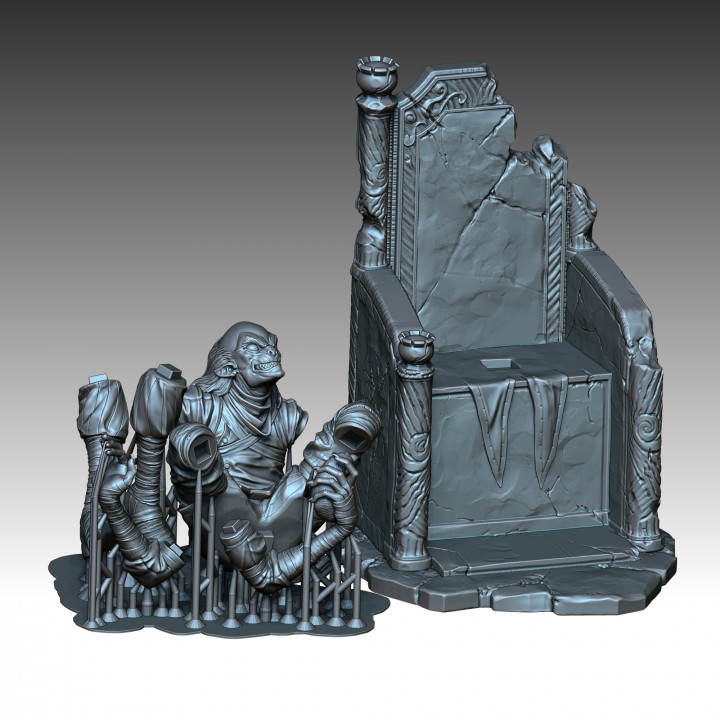 3D Printable RAT KING by Alex