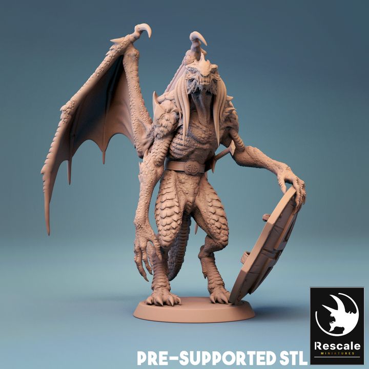 3D Printable Abishai Gang by Rescale Miniatures