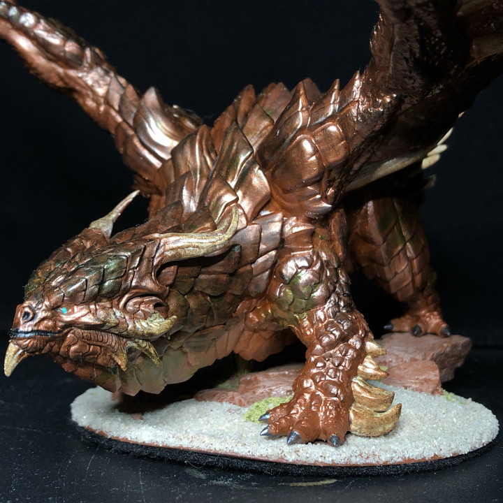 3D Print of Copper Dragon by BalasarGinglymus