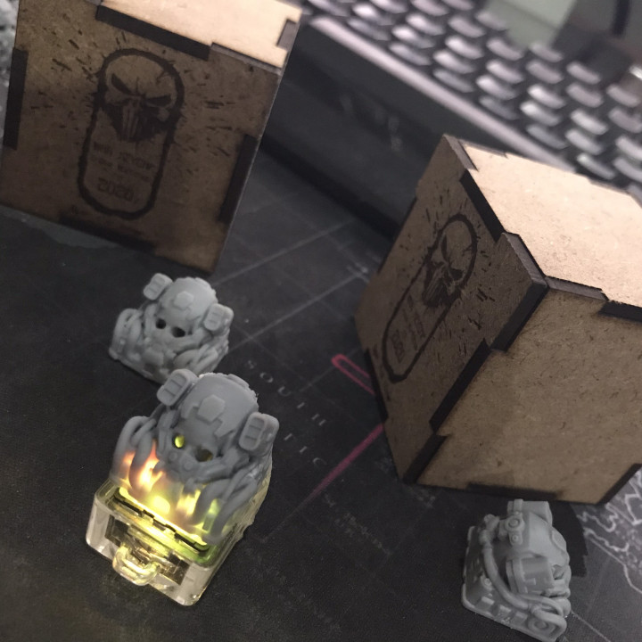 3D Printable Keycap - War Machine Keycap - Custom Mechanical Keyboard ...