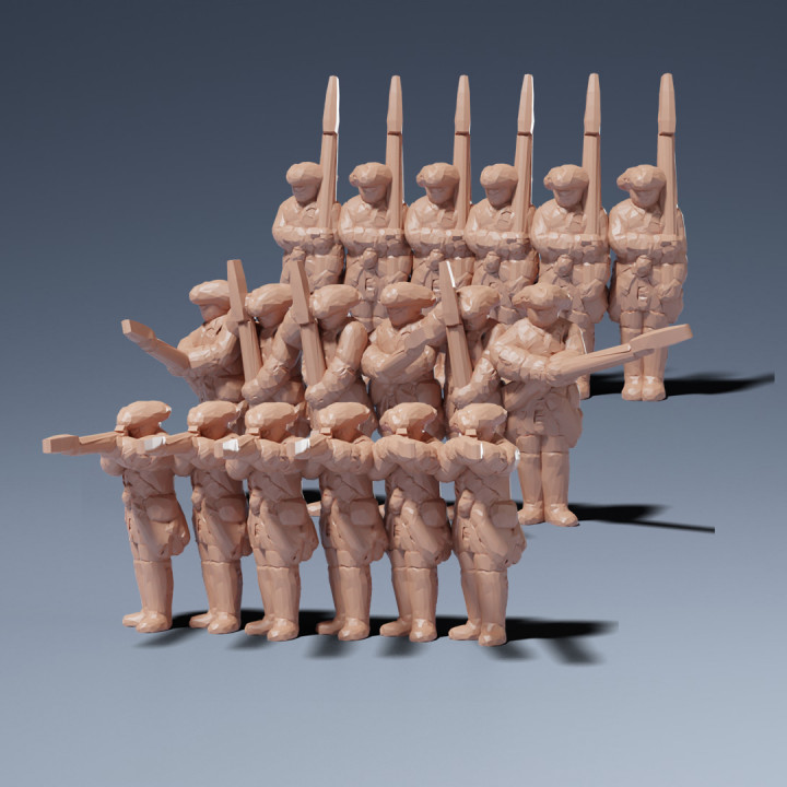 3D Printable 6mm Black Powder Army by Productions Diratia