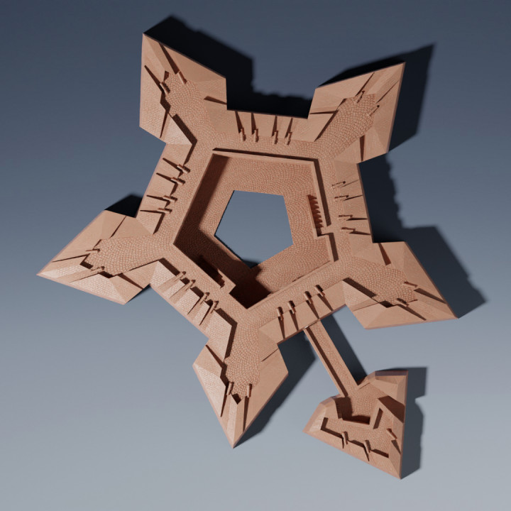3D Printable Star Fort by Productions Diratia