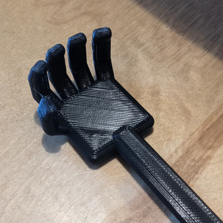 3D Printable Backscratcher Hand by brander roullett