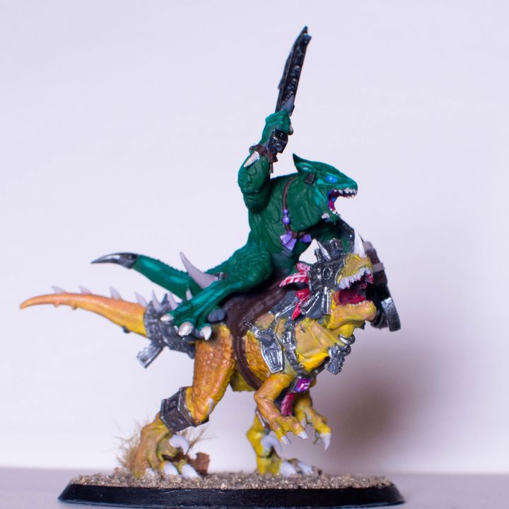 3D Print of Saurian Raptor Riders by sergiortiz