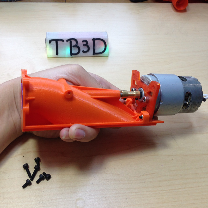 3D Printable Turbo Jet motor 550 by TB3D