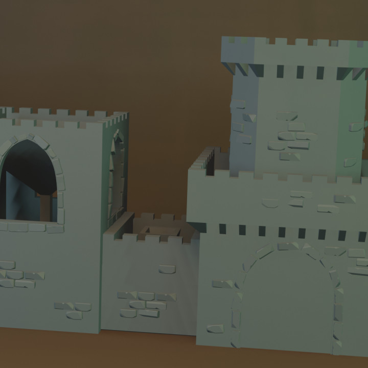 3D Printable FLOWER POT FORTRESS by Levente Bálint