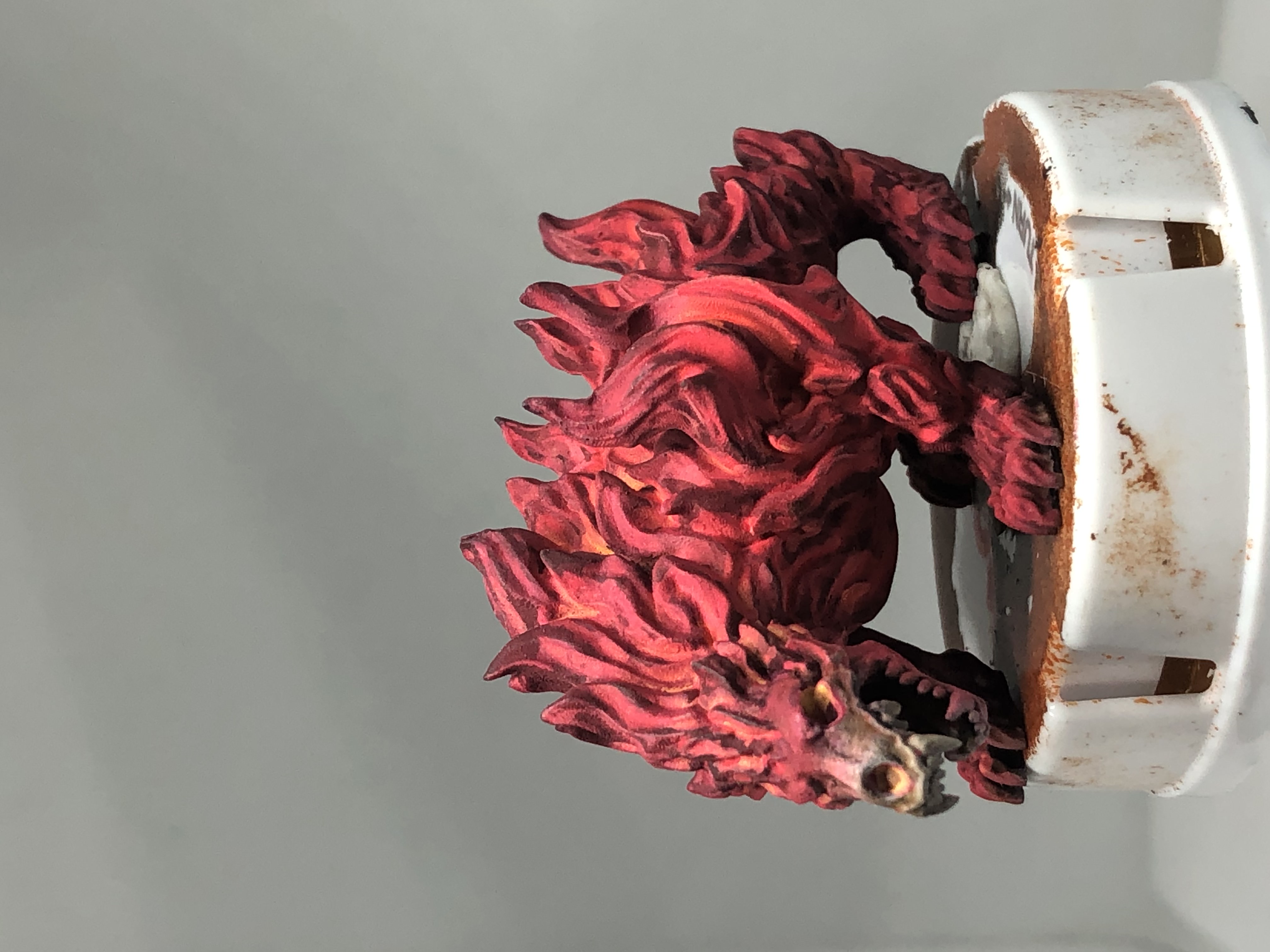 3D Printable Fire Bear - Elemental Creature - PRE SUPPORTED - D&D ...