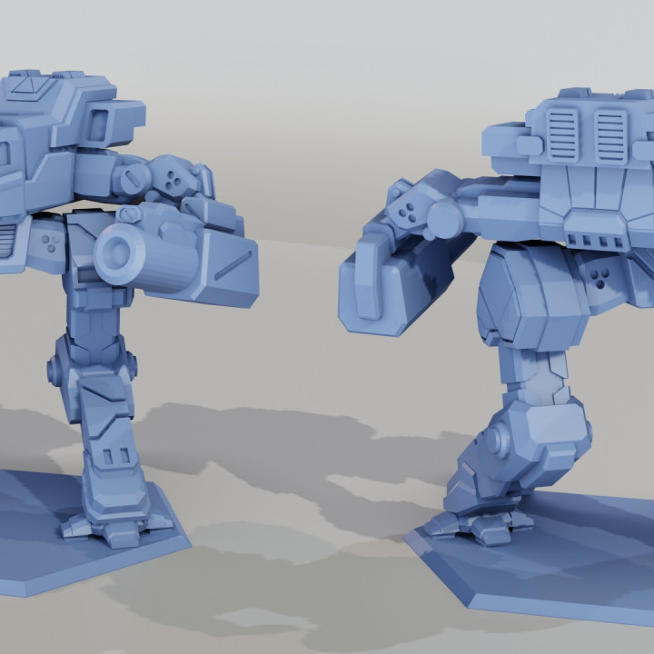 3D Printable Combat Robot Gamma by Joel DeRossett