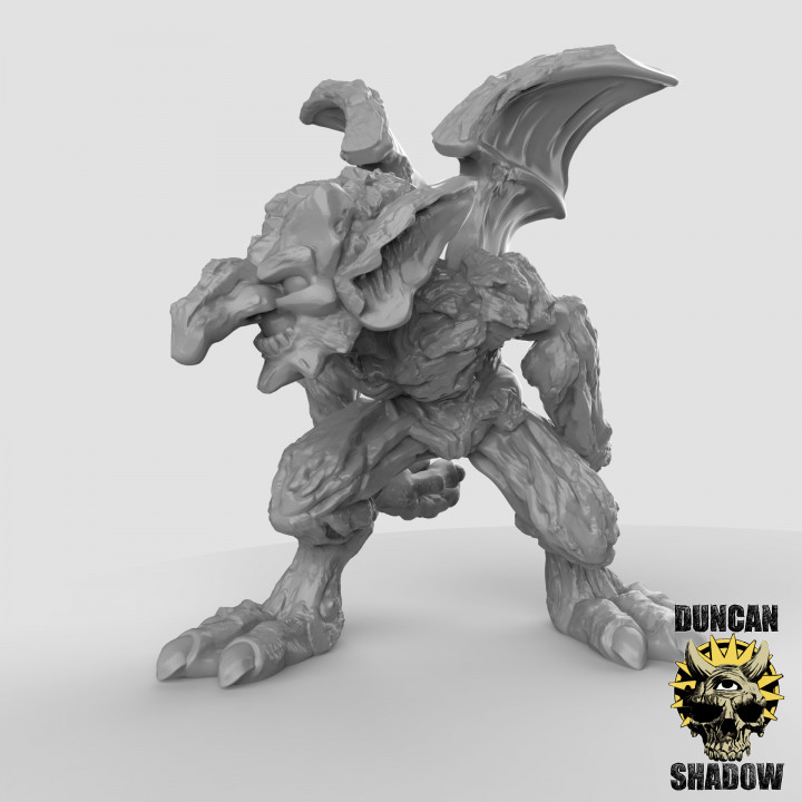3D Printable Earth Mephit's (pre Supported) by Duncan Shadow