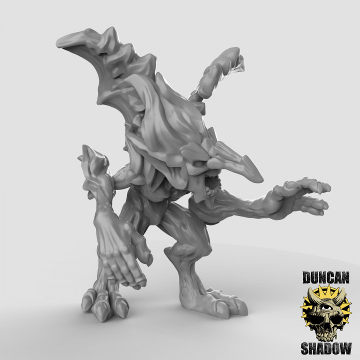 3D Printable Fire Mephit's (pre Supported) by Duncan Shadow