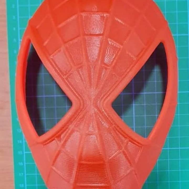 3D Printable Spiderman Half Mask by 3dko