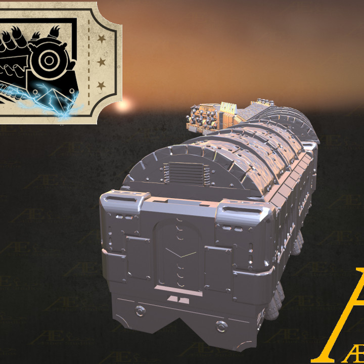 3D Printable AEELRT03 - Vrai Foundry Line by Aether Studios