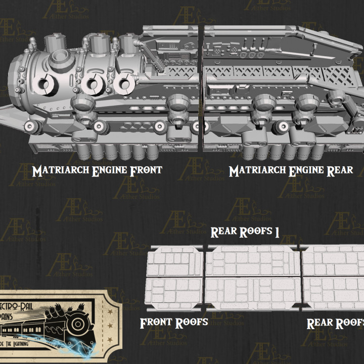 3D Printable AEELRT03 - Vrai Foundry Line by Aether Studios