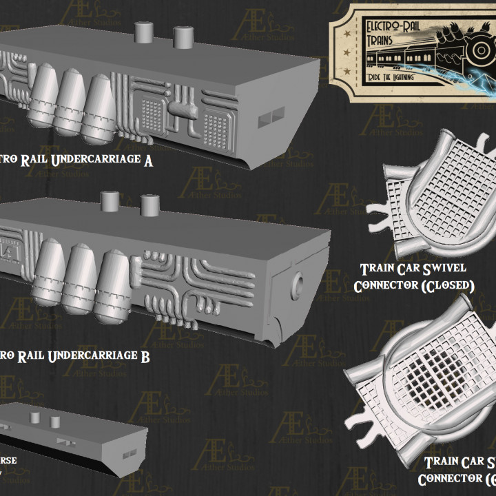 3D Printable AEELRT03 - Vrai Foundry Line by Aether Studios