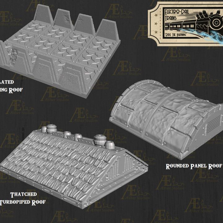 3D Printable AEELRT03 - Vrai Foundry Line by Aether Studios