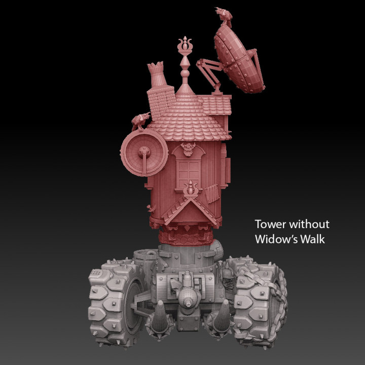 3D Printable Mobile Tower by Sharedog Miniatures