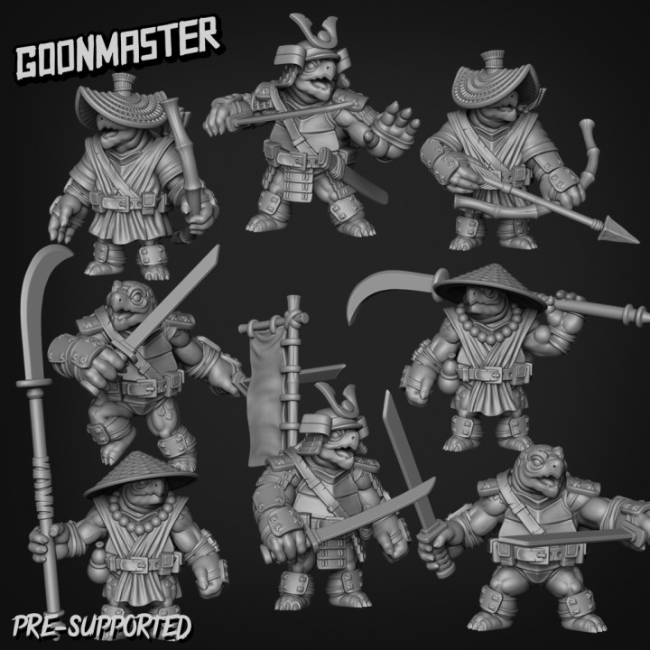 3D Printable Turtle Clan Mega Bundle 2 by Goon Master