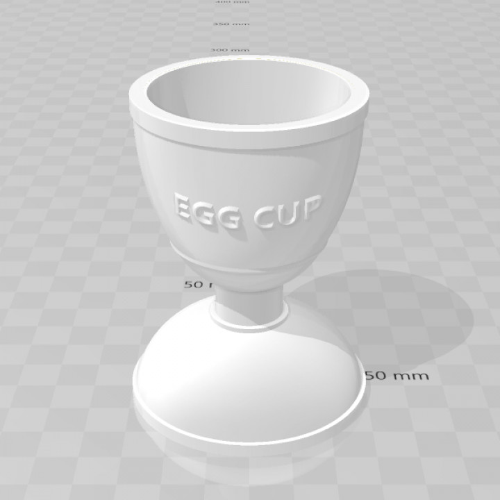 3D Printable Simple egg cup by Chris Campbell