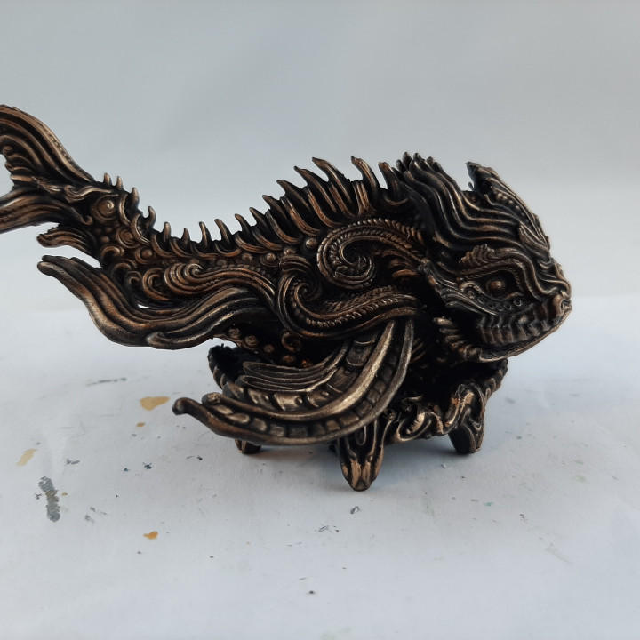 3D Printable Dragon Carp by Zane Rogers