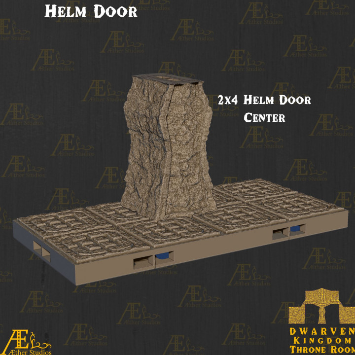 3D Printable AEDWRF07 - Dwarven Kingdoms Throne Room by Aether Studios