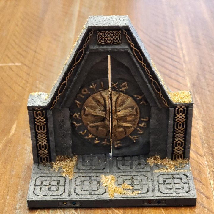 3D Printable AEDWRF07 - Dwarven Kingdoms Throne Room by Aether Studios