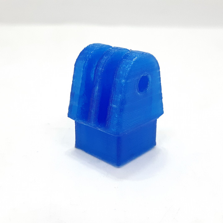 3D Printable Lego to GoPro 2x2 L Brick Mounting Adapter by Mike S