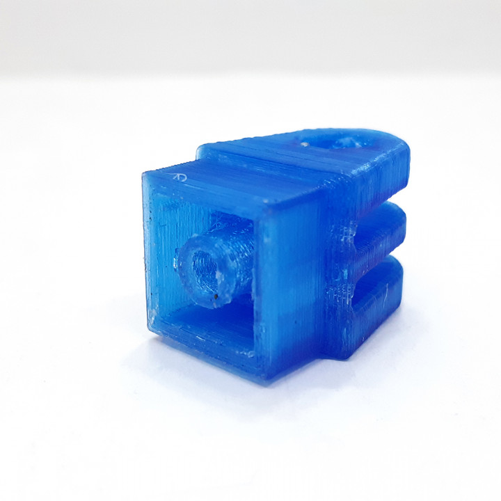 3D Printable Lego to GoPro 2x2 L Brick Mounting Adapter by Mike S