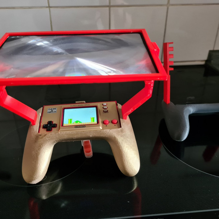 3D Printable Nintendo Game&Watch Super Mario Grip & Magnifier by ...