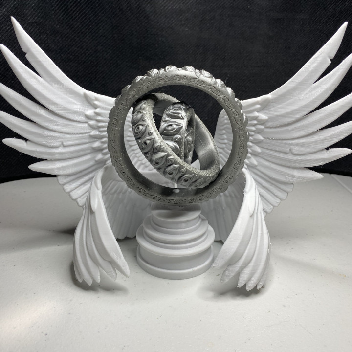 3D Printable Ophanim Angel v2 by Kawna Minis