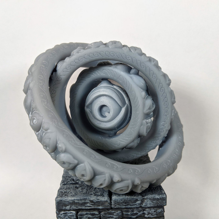 3D Printable Ophanim Angel v2 by Kawna Minis