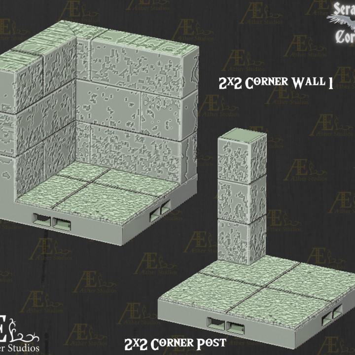 3D Printable AESERA01 - Core Set by Aether Studios