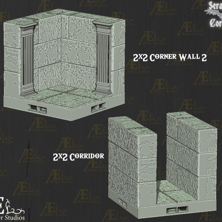 3D Printable AESERA01 - Core Set by Aether Studios