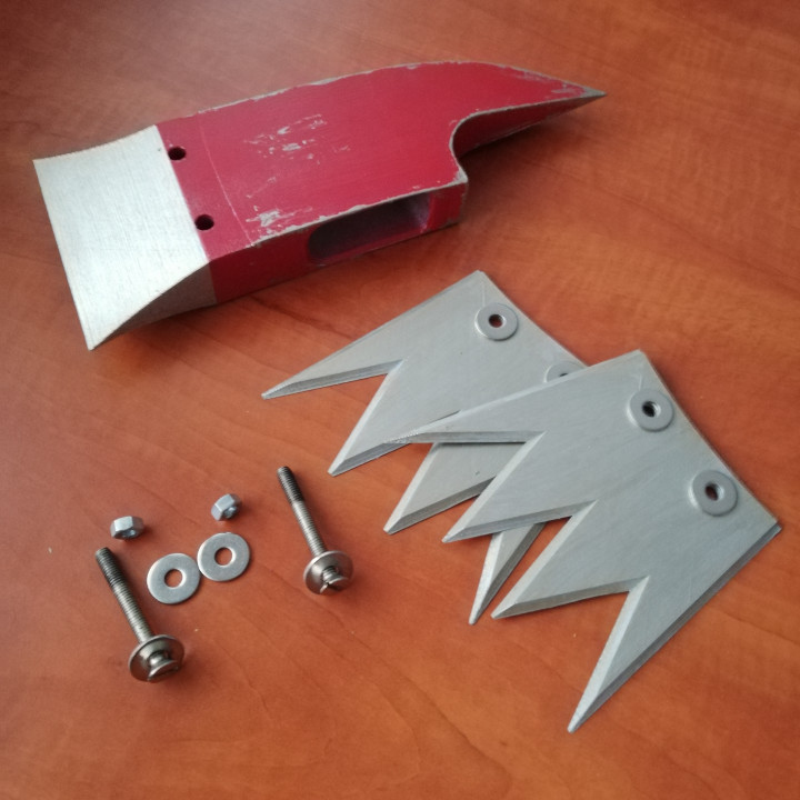 3D Printable Fallout 76, Fire axe, Spikes mod by Laci Legath