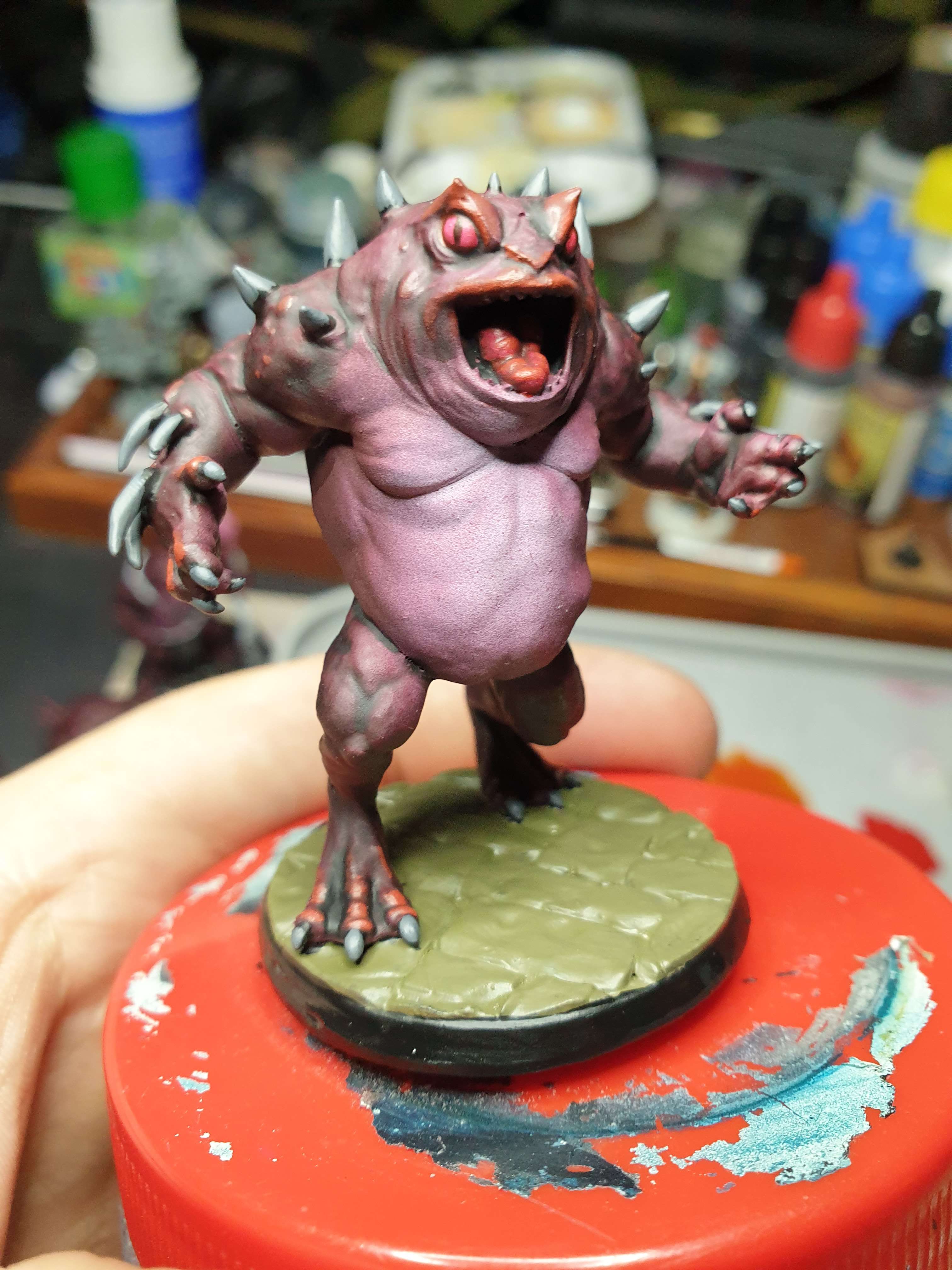 3D Printable Slaad (Death) - Tabletop Miniature by Yasashii Kyojin Studio