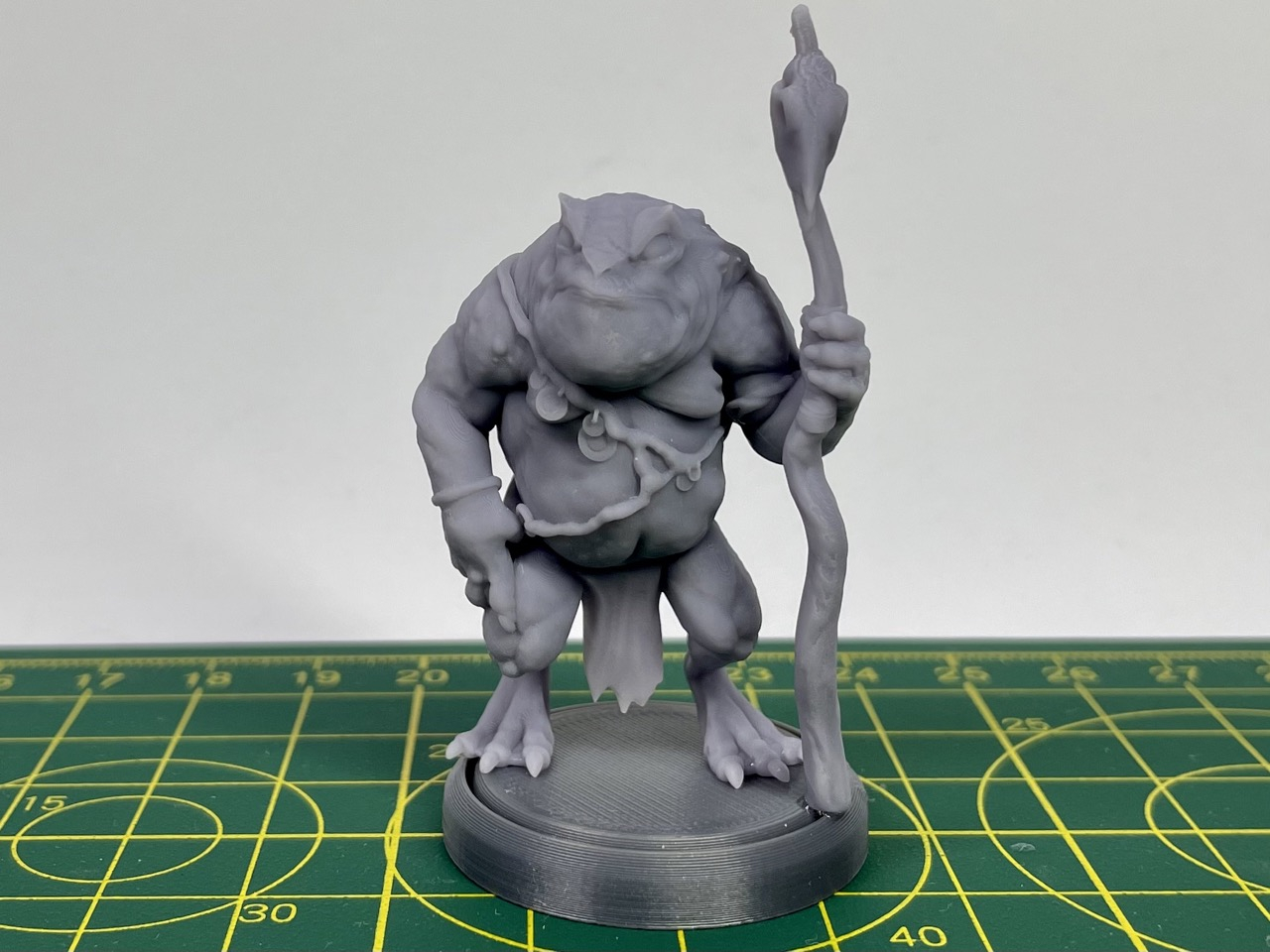 3D Printable Slaad (Green) - Tabletop Miniature by Yasashii Kyojin Studio