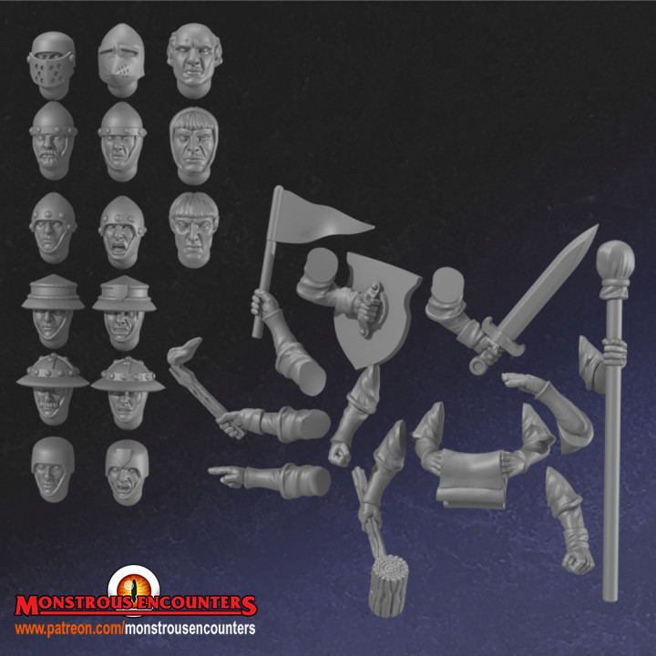 3D Printable BRETON: War Machines Set 1 by Monstrous Encounters