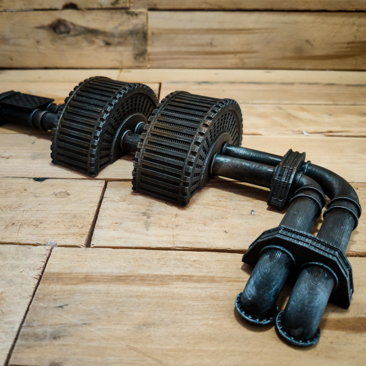 3D Printable Modular Pipe System Bundle by Fr3D @ The3DPrinting