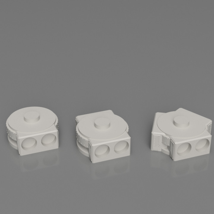 3D Printable Modular Pipe System Bundle by Fr3D @ The3DPrinting