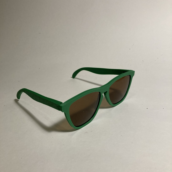 3D Printable sunglasses no supports by Alec Kerr