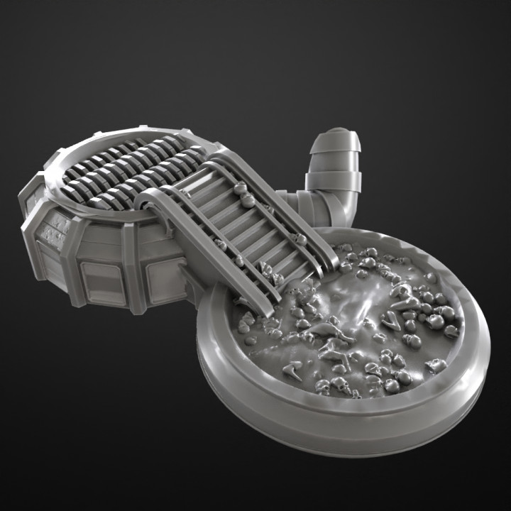 3D Printable Corpse starch processing plant by Kino Prados Cordon