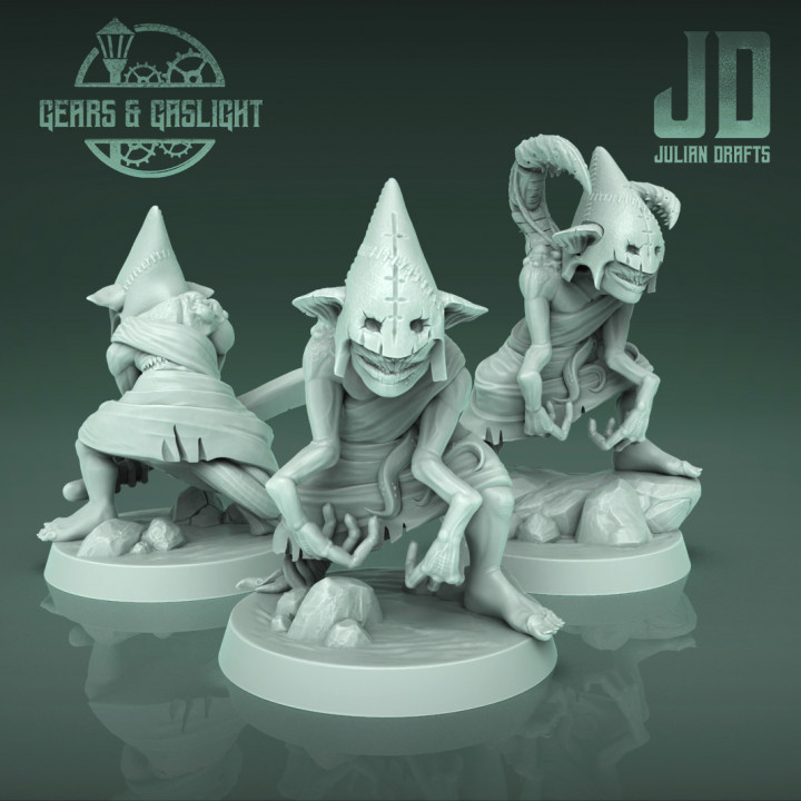 3D Printable Eldritch Nightmare Cult -Set by Julian Drafts