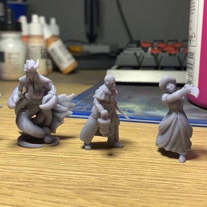 3D Printable Eldritch Nightmare Cult -Set by Julian Drafts
